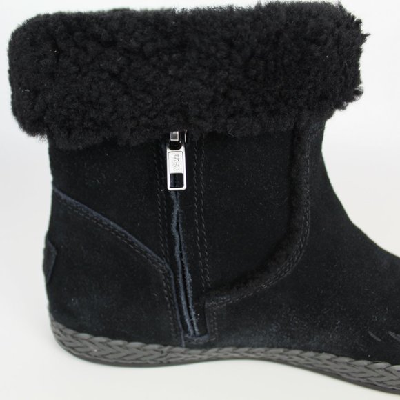 UGG | Shoes | New Ugg Ailish Braided Accent Sole Side Zip Suede Boot ...
